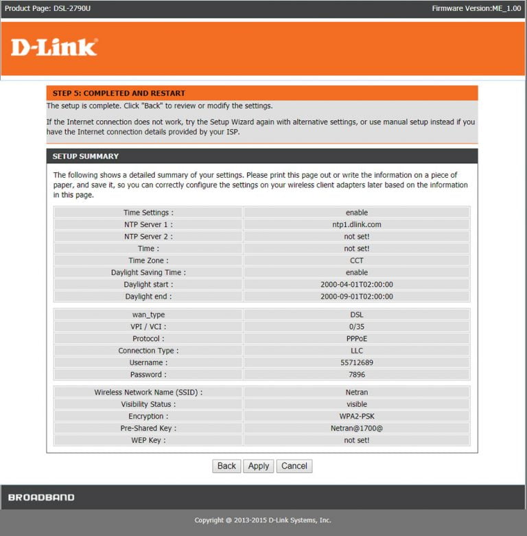 آموزش نصب و راه اندازی مودم دی لینک DSL-2790U | مجله نت ران