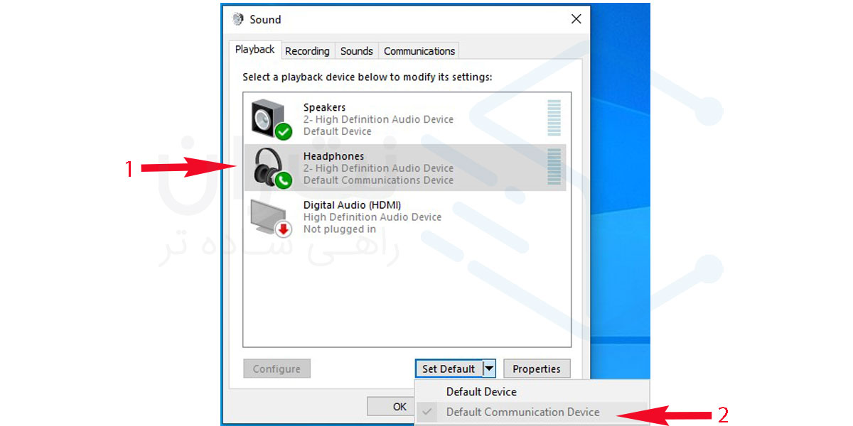آموزش کامل تنظیمات صدا در ویندوز و رفع مشکلات ضبط و پخش صدا | نت‌ران